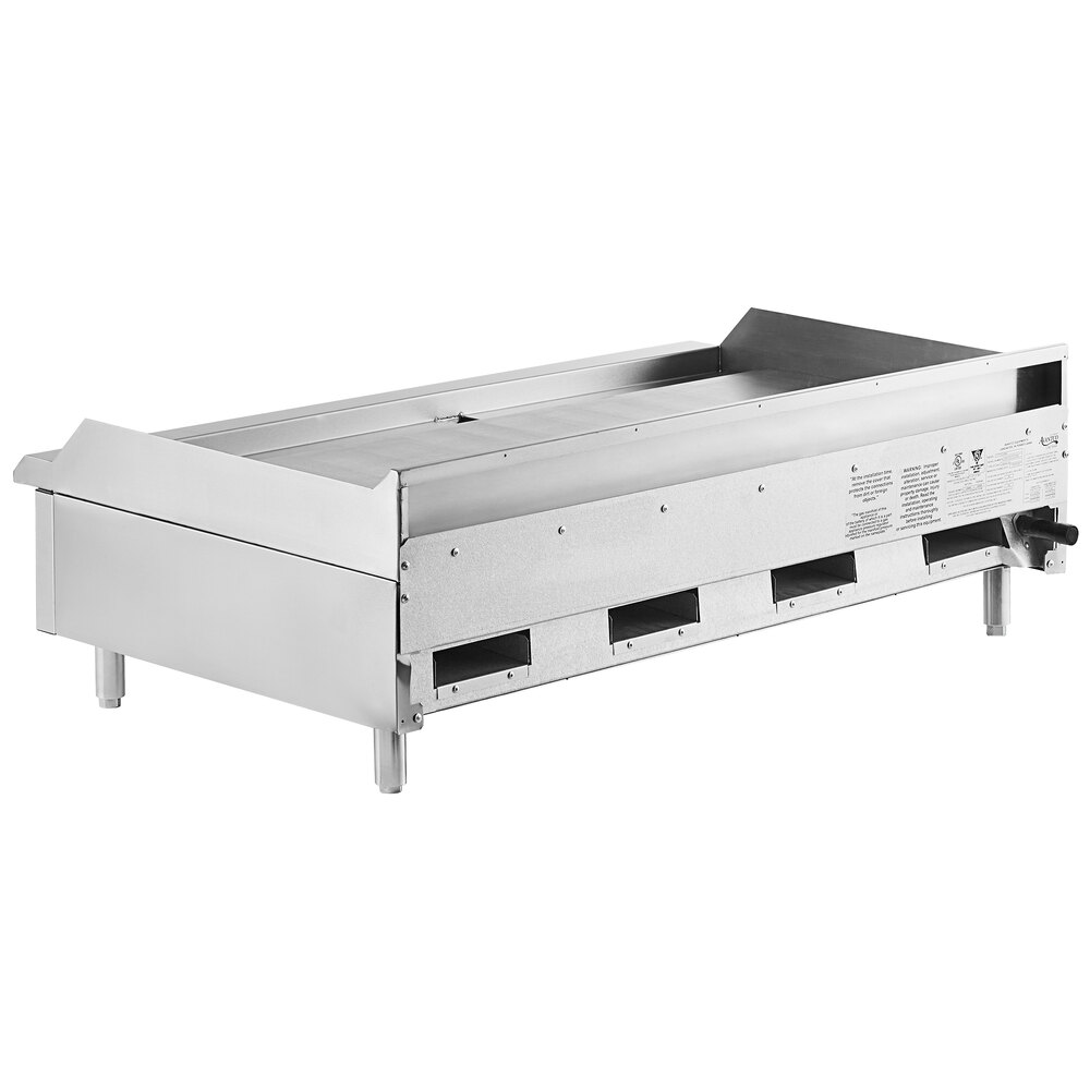 Avantco Chef Series CAG-48-MG 48" Countertop Gas Griddle with Manual ...