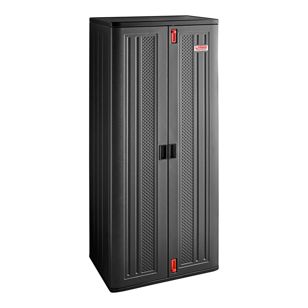 Suncast BMCCPD7204 Tall Storage Locker: Gray, 5-Shelf, Heavy Duty
