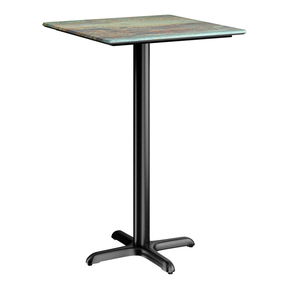 Lancaster Table & Seating Excalibur 28" x 28" Square Bar Height Table ...
