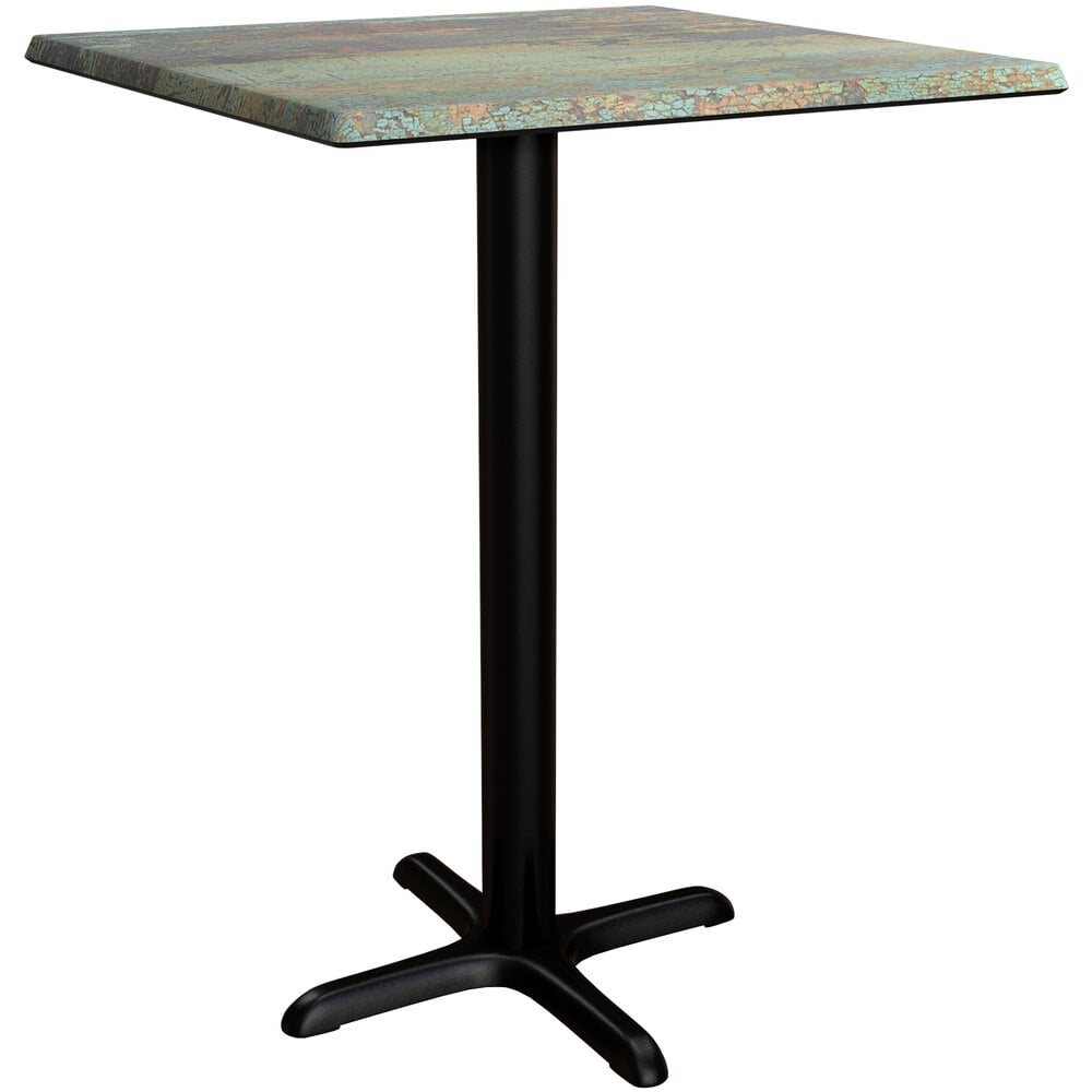 Lancaster Table & Seating Excalibur 28" x 28" Square Counter Height ...