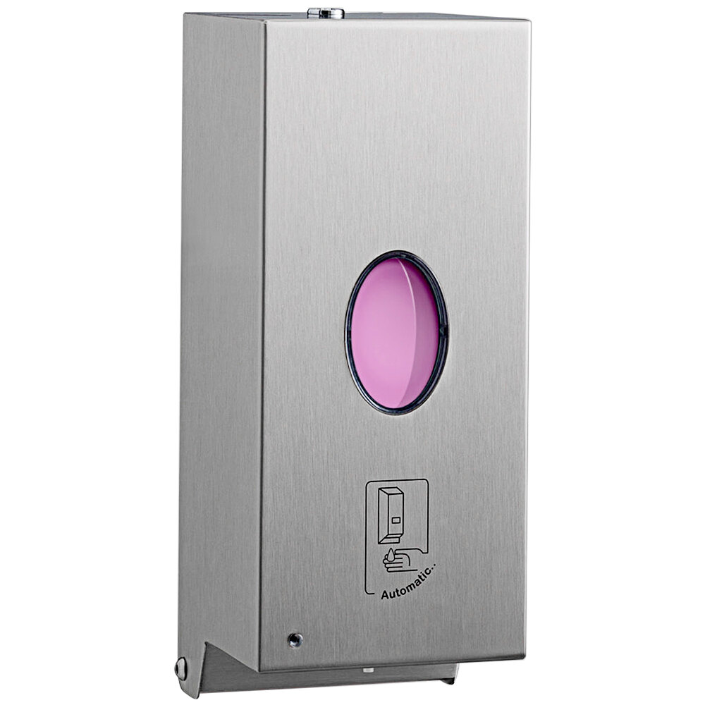 Bobrick B-2012 850 mL Stainless Steel Automatic Hands-Free Liquid Hand ...