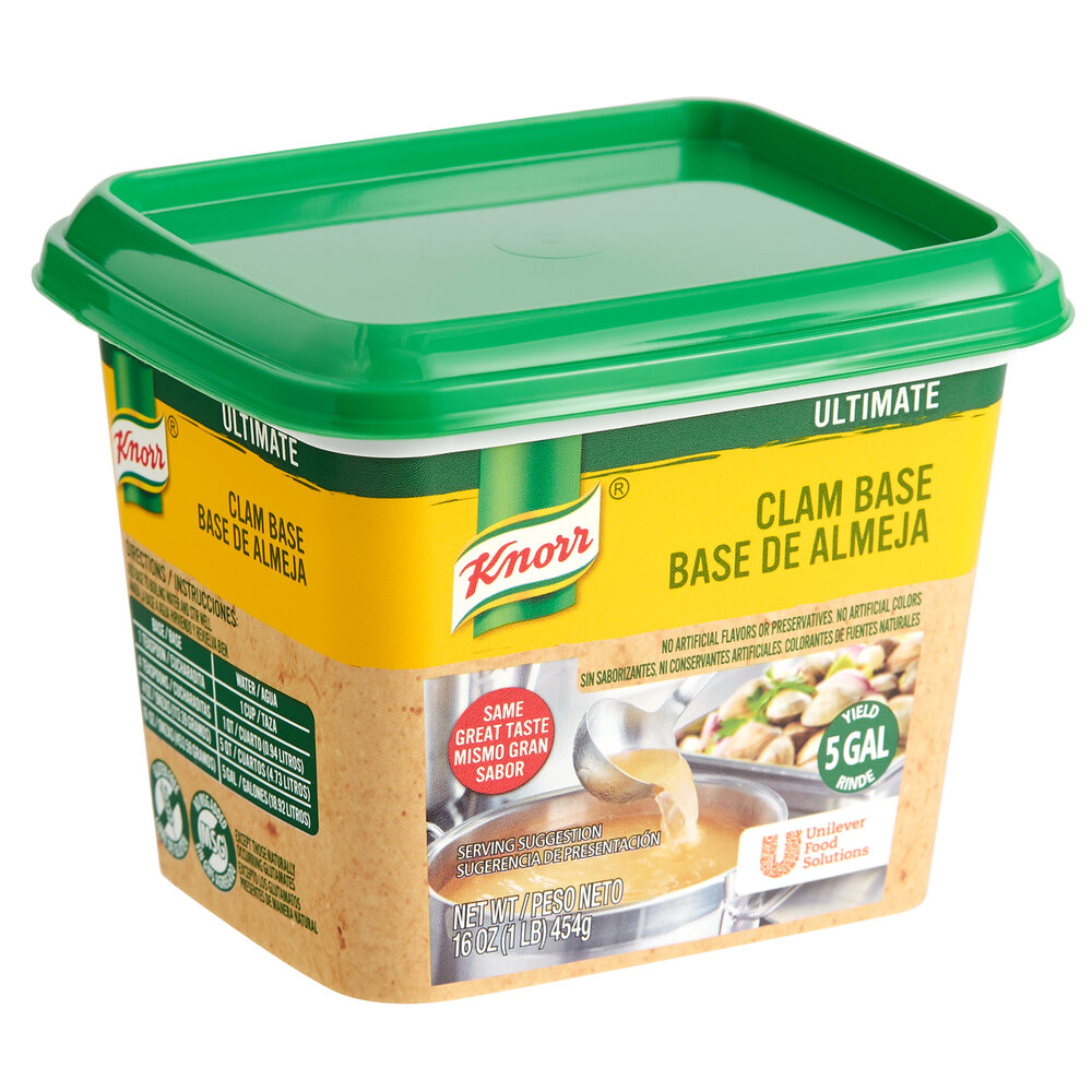 Knorr Ultimate Clam Bouillon Base - 1 lb. Container
