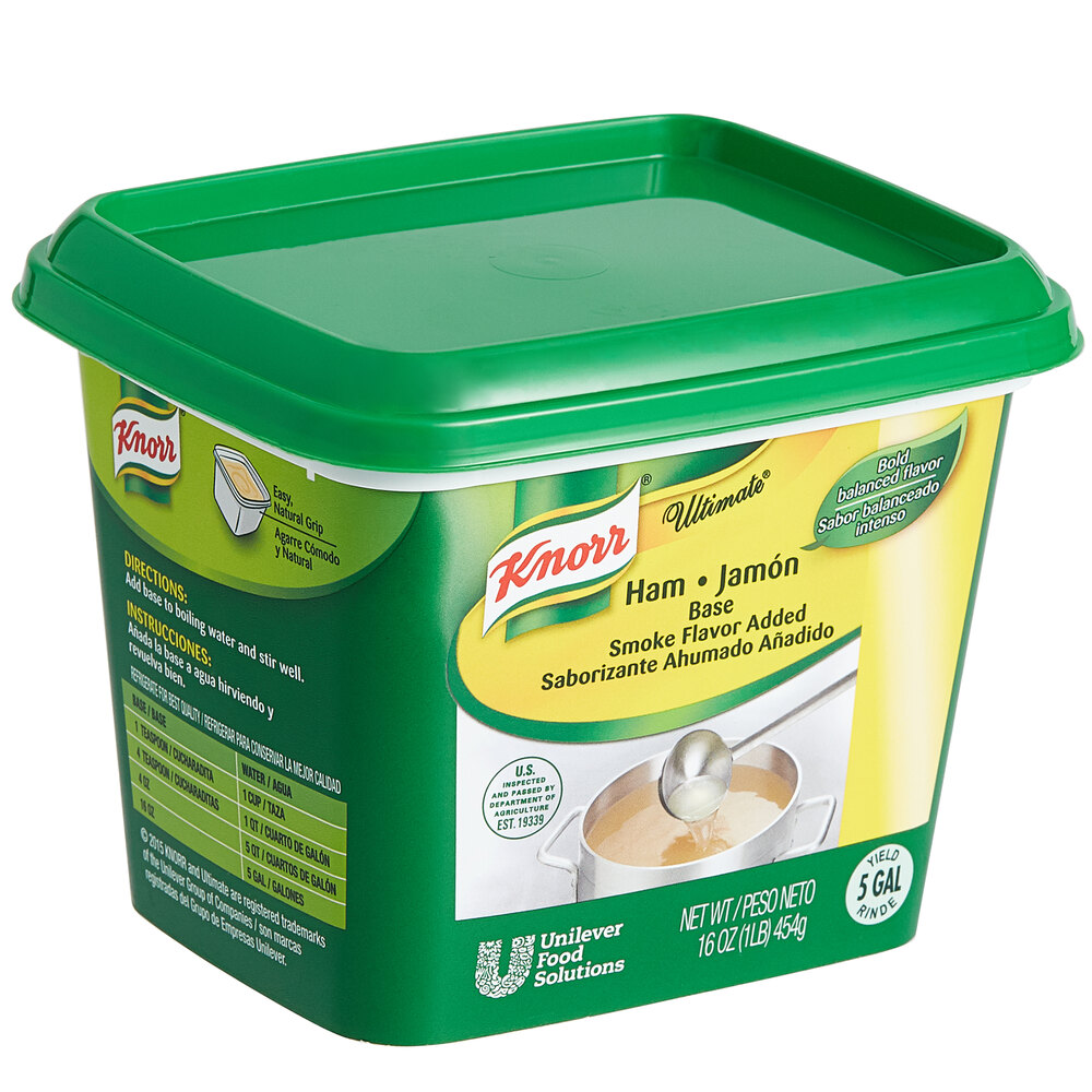 Knorr Ham Bouillon Base - 1 lb. Container