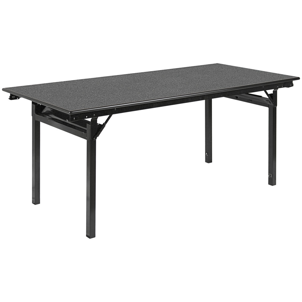 Resilient 24" x 96" Folding Seminar Table with High-Pressure Laminate ...