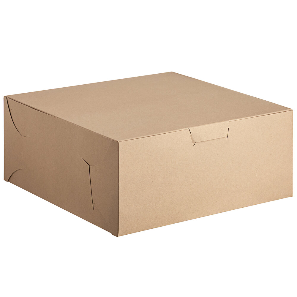 Baker s Mark 14 X 14 X 6 Kraft Cake Bakery Box 50 Bundle baker-s-mark-14-x-14-x-6-kraft-cake-bakery-box-50-bundle