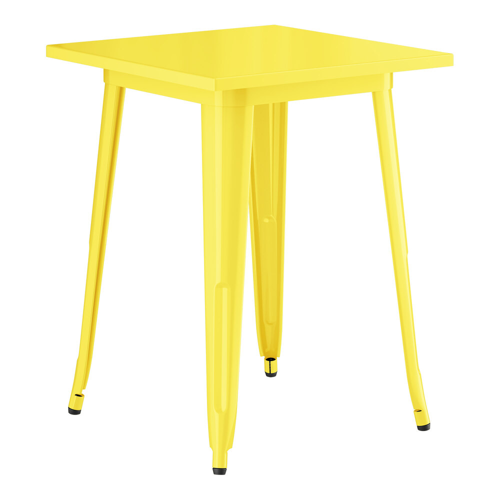 Lancaster Table & Seating Alloy Series 23 1/2" x 23 1/2" Citrine Yellow ...