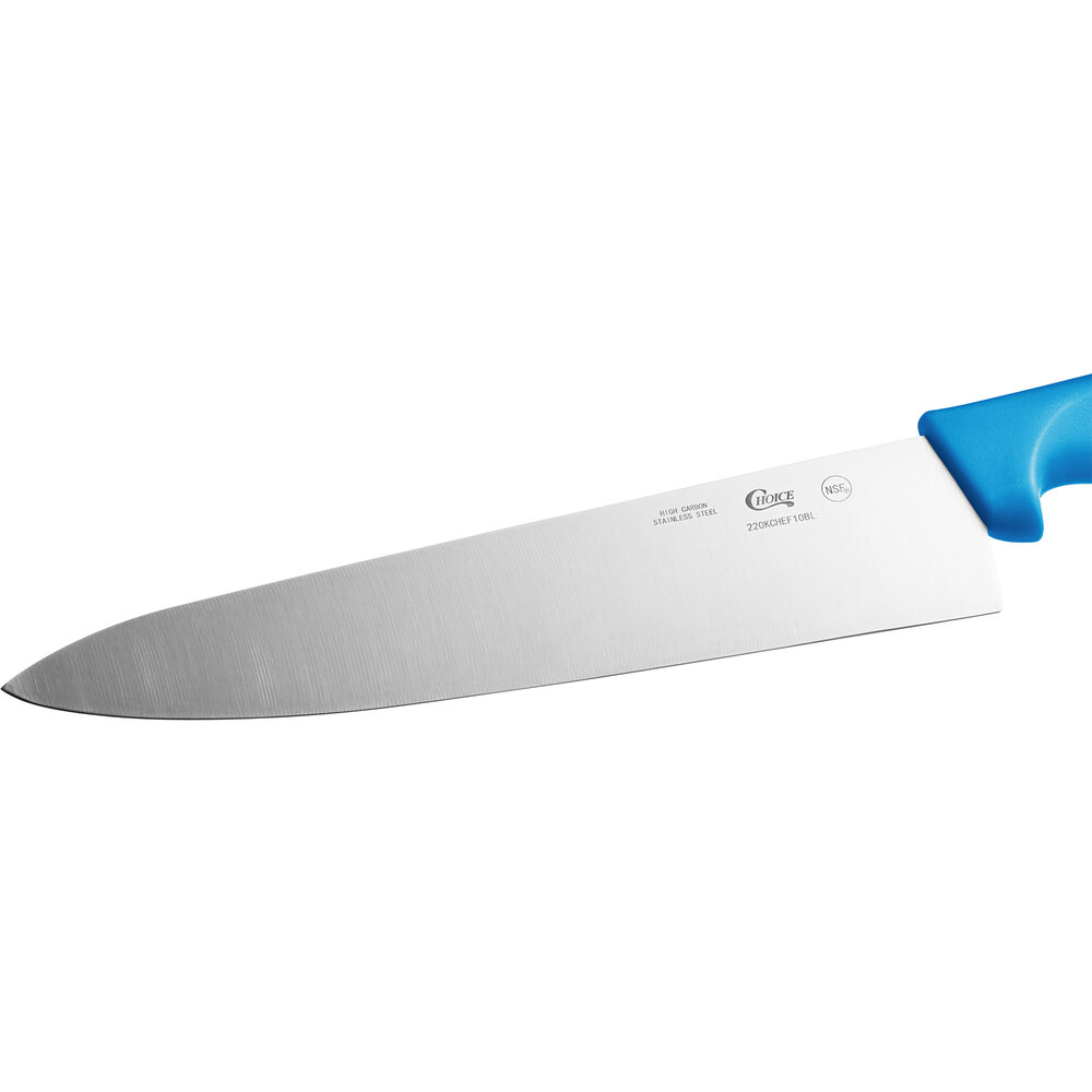 Choice 10" Chef Knife with Blue Handle