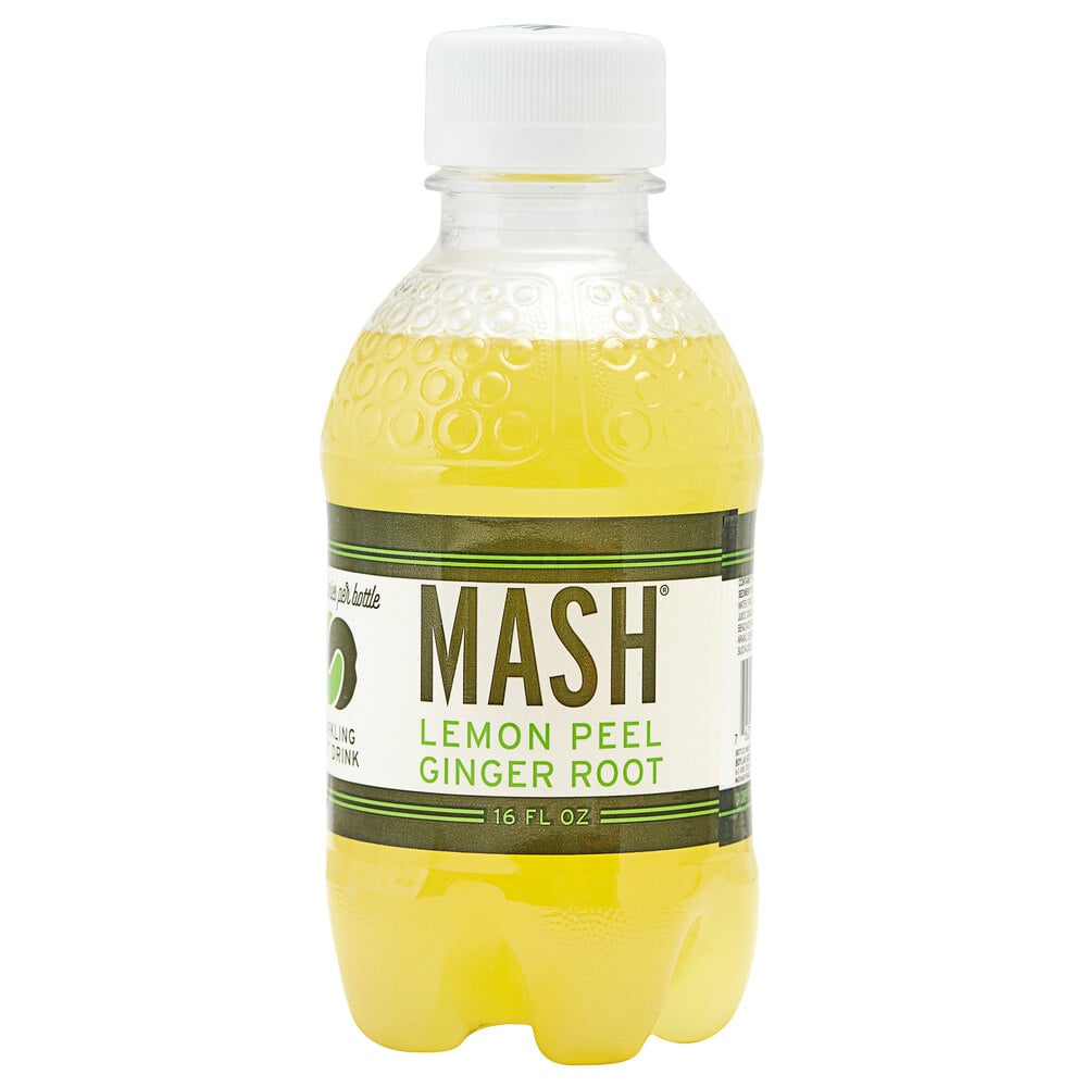 Boylan Bottling Co. Mash Lemon Peel Ginger Root Sparkling Fruit ...