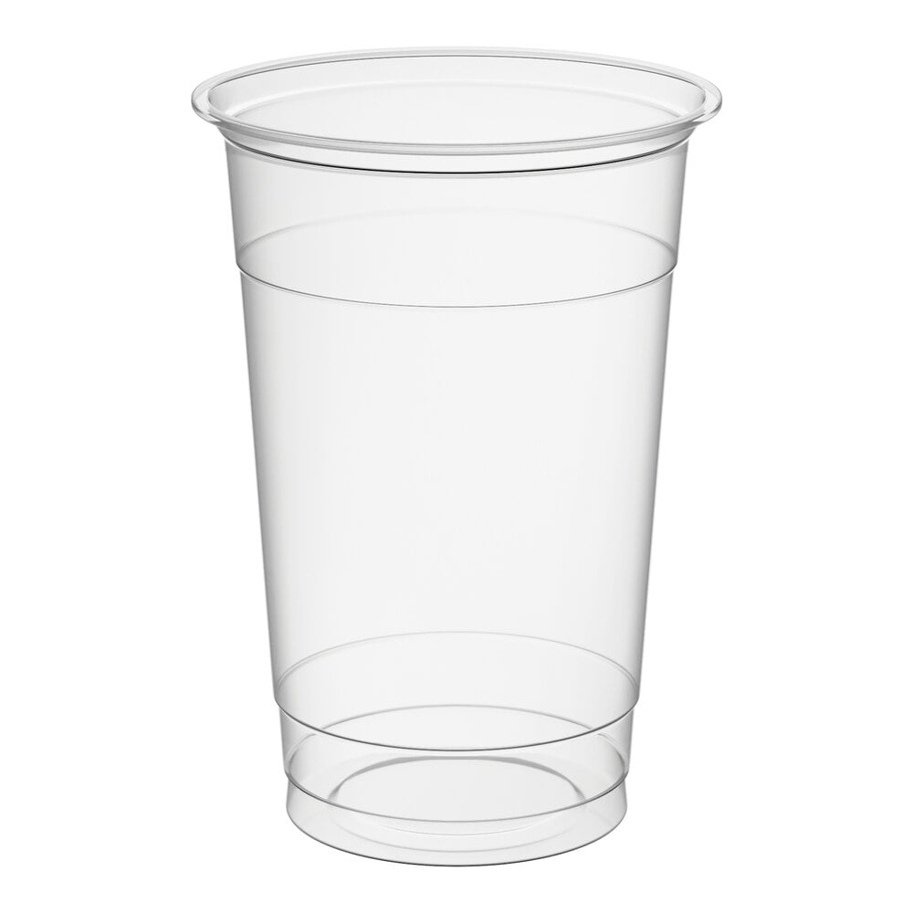 16 oz. PLA Compostable Plastic Cups in Bulk - 1000 / Case
