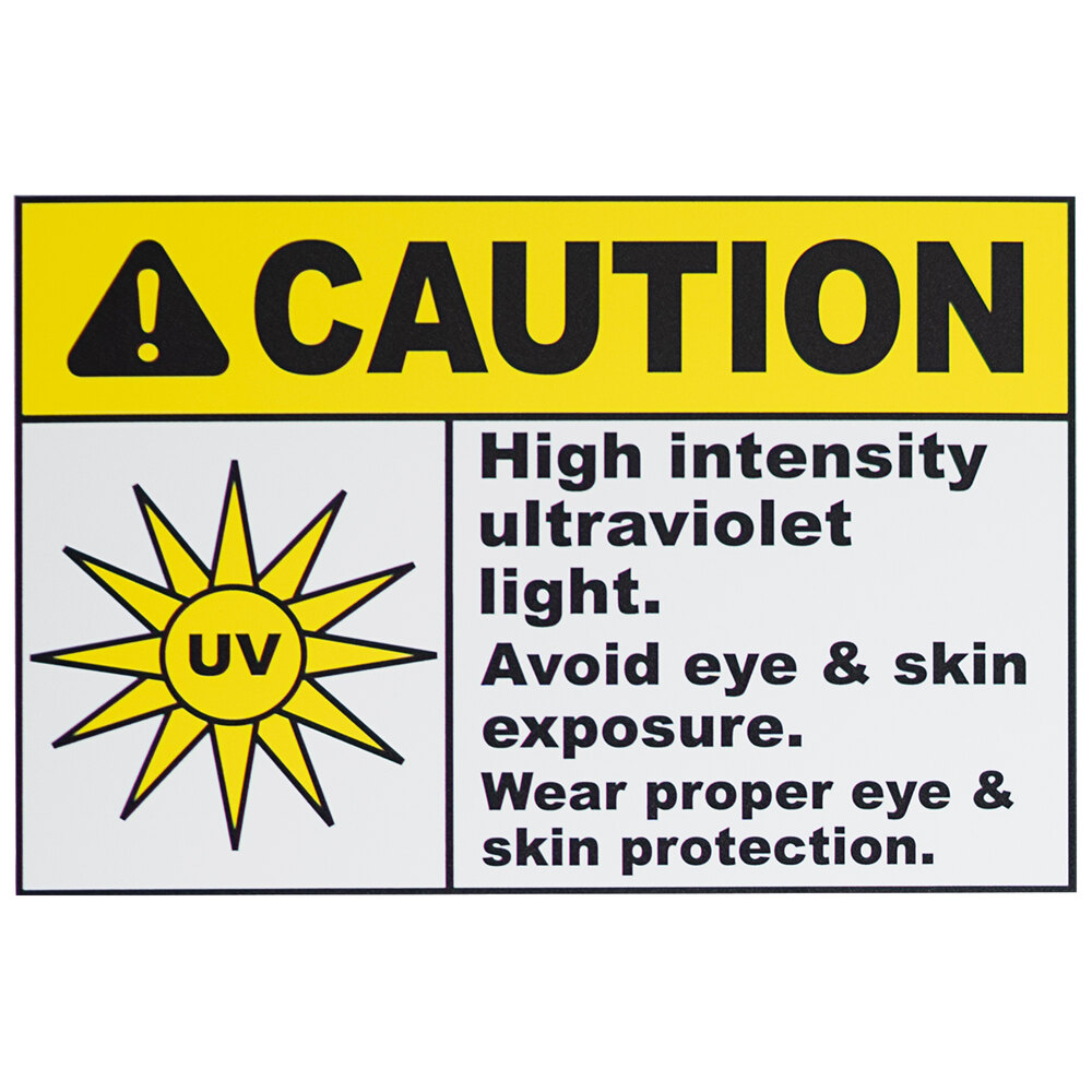XtraLight MS5808 Warning Sign for High Power Ultraviolet Disinfection ...