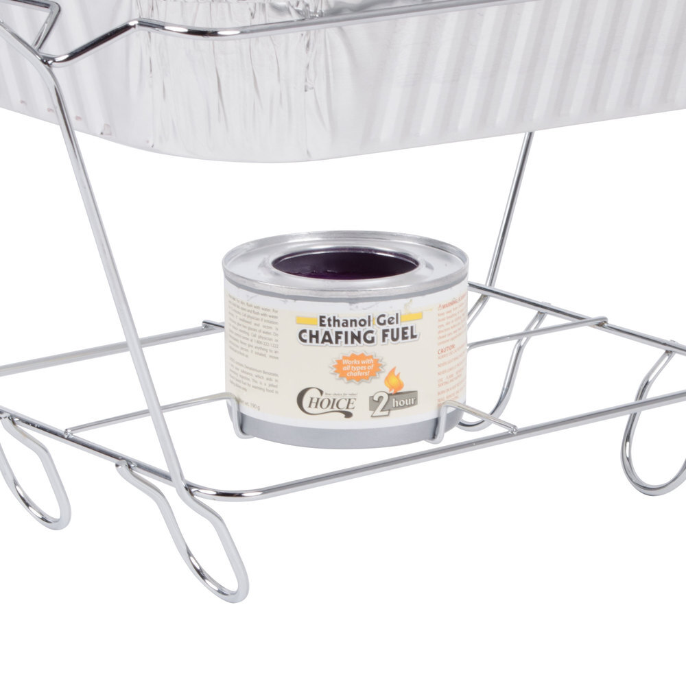 Choice Ethanol Gel Chafing Dish Fuel | 2 Hour Chafing Gel - 12 per Pack