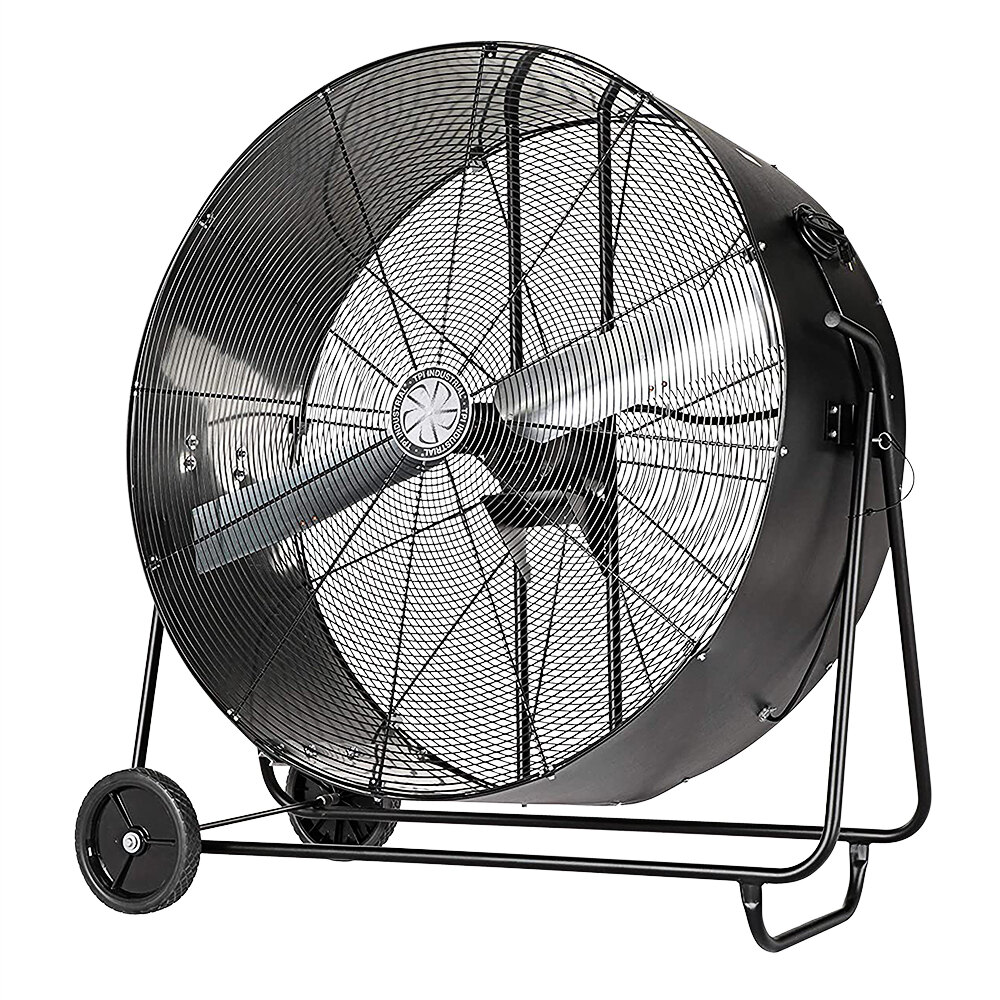 TPI PBS 48-D-OP 48" 1-Speed Tilt Head Direct Drive Industrial Drum Fan ...