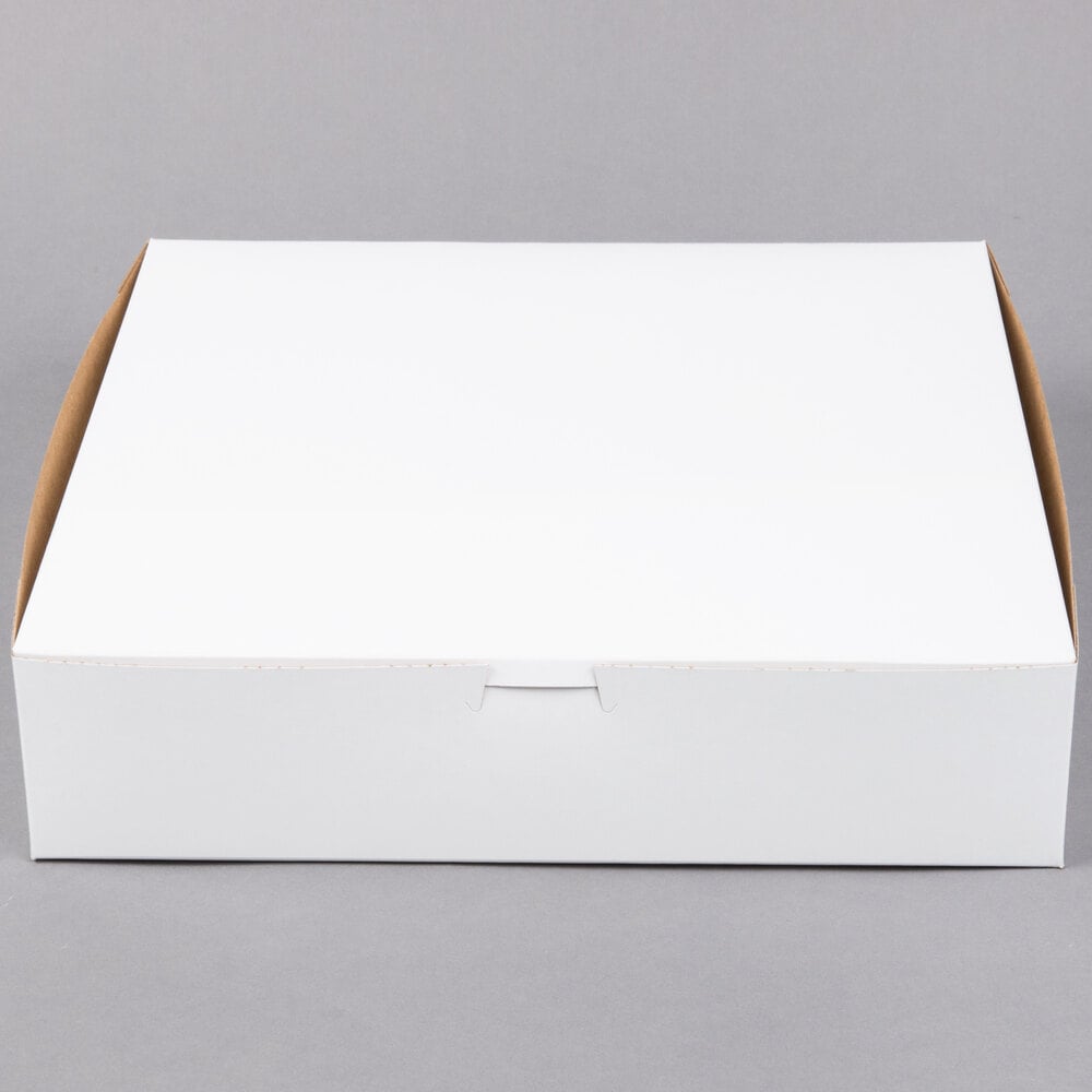 12" x 12" White Pie Boxes (100/Bunde) - WebstaurantStore