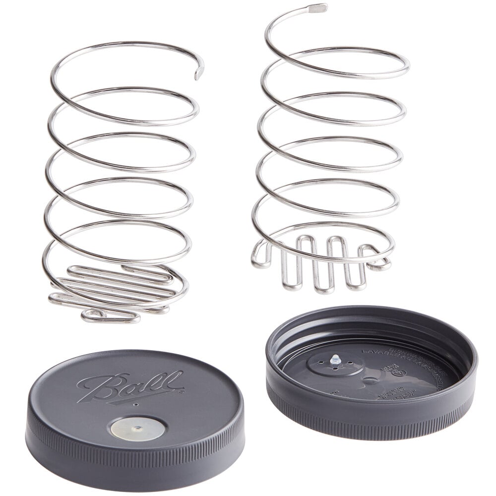 Ball 1440010821 Wide Mouth 4-Piece Fermentation Replacement Lids ...