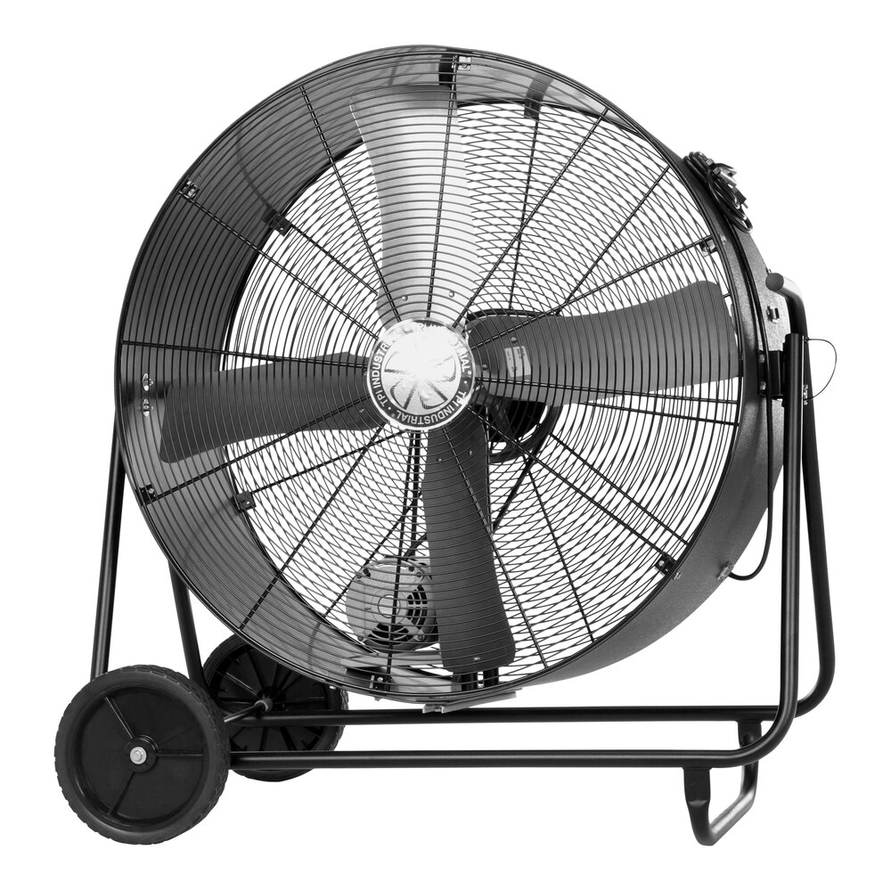 TPI PBS 36-B 36" 1-Speed Tilt Head Belt Drive Industrial Drum Fan - 1/2 ...