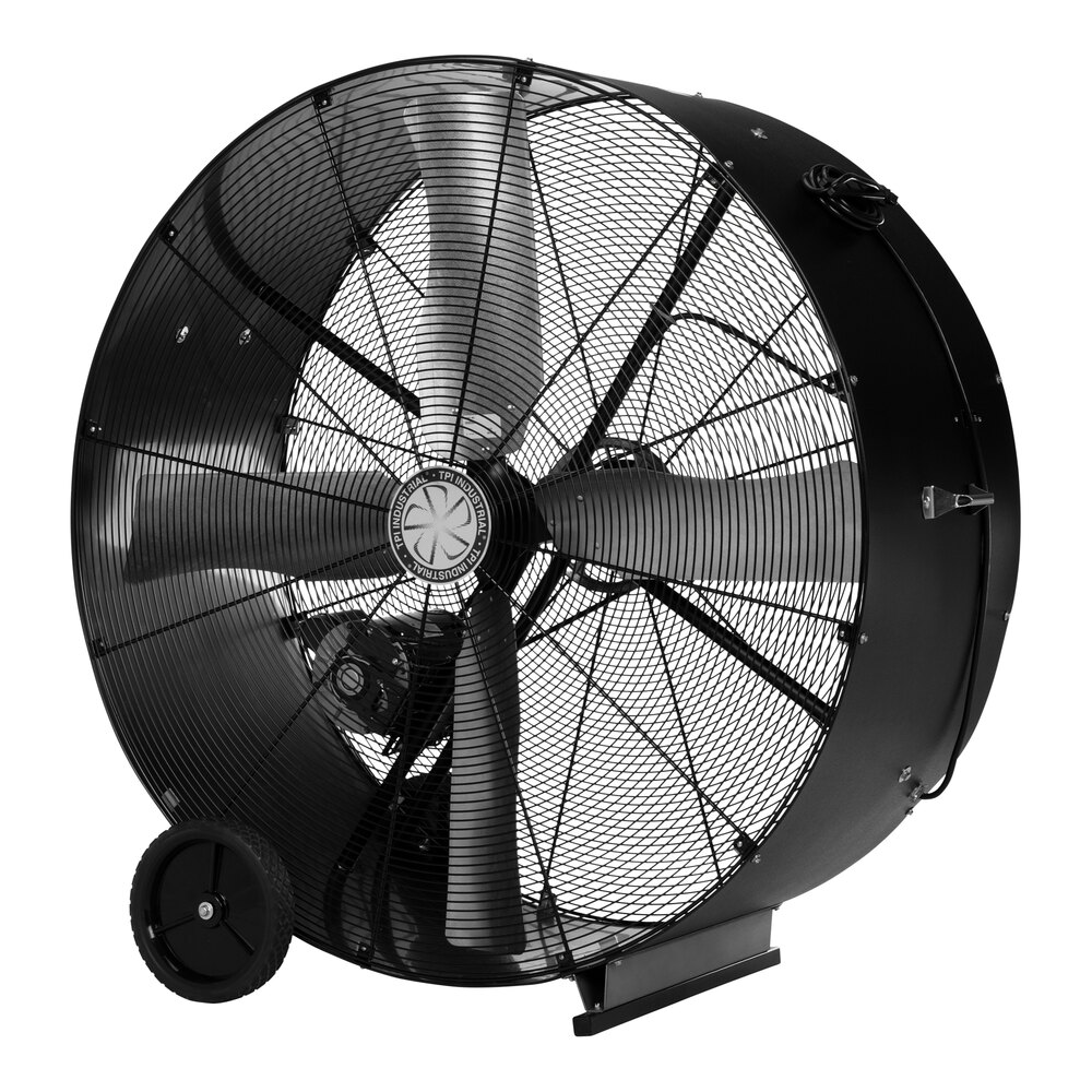 TPI PB 48-B 48" 1-Speed Fixed Belt Drive Industrial Drum Fan - 1 hp ...