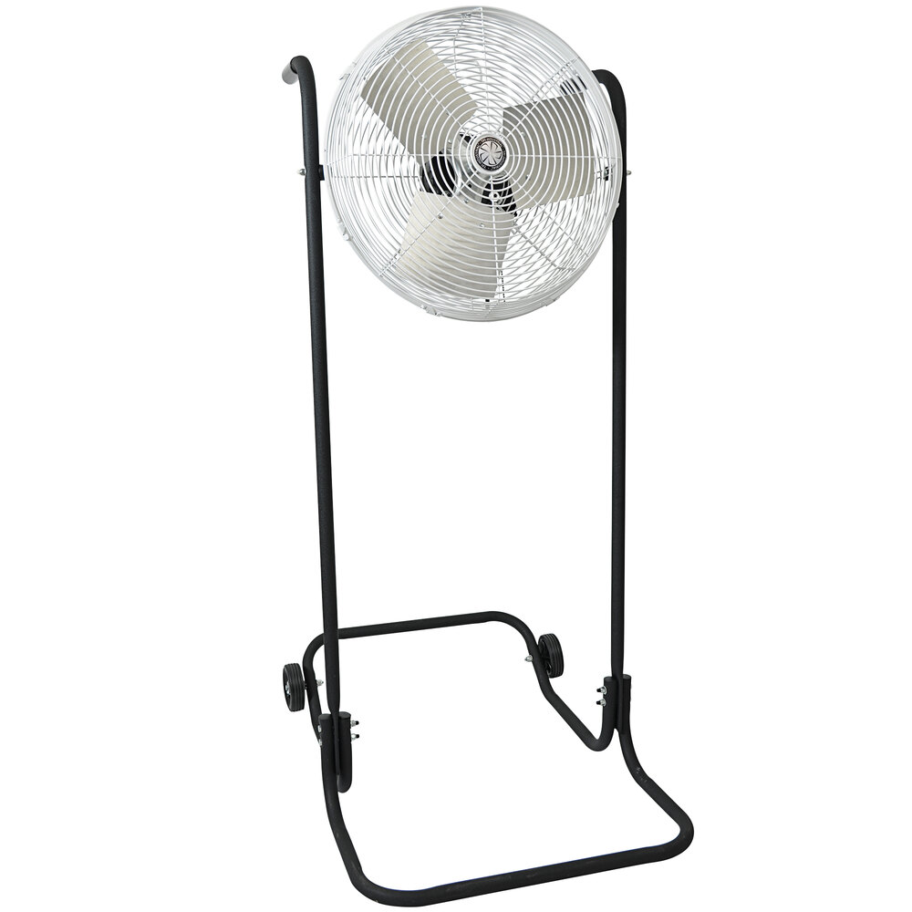 TPI F-24H-TE 24" 3-Speed Tilt Head Industrial High Stand Floor Fan - 1/ ...
