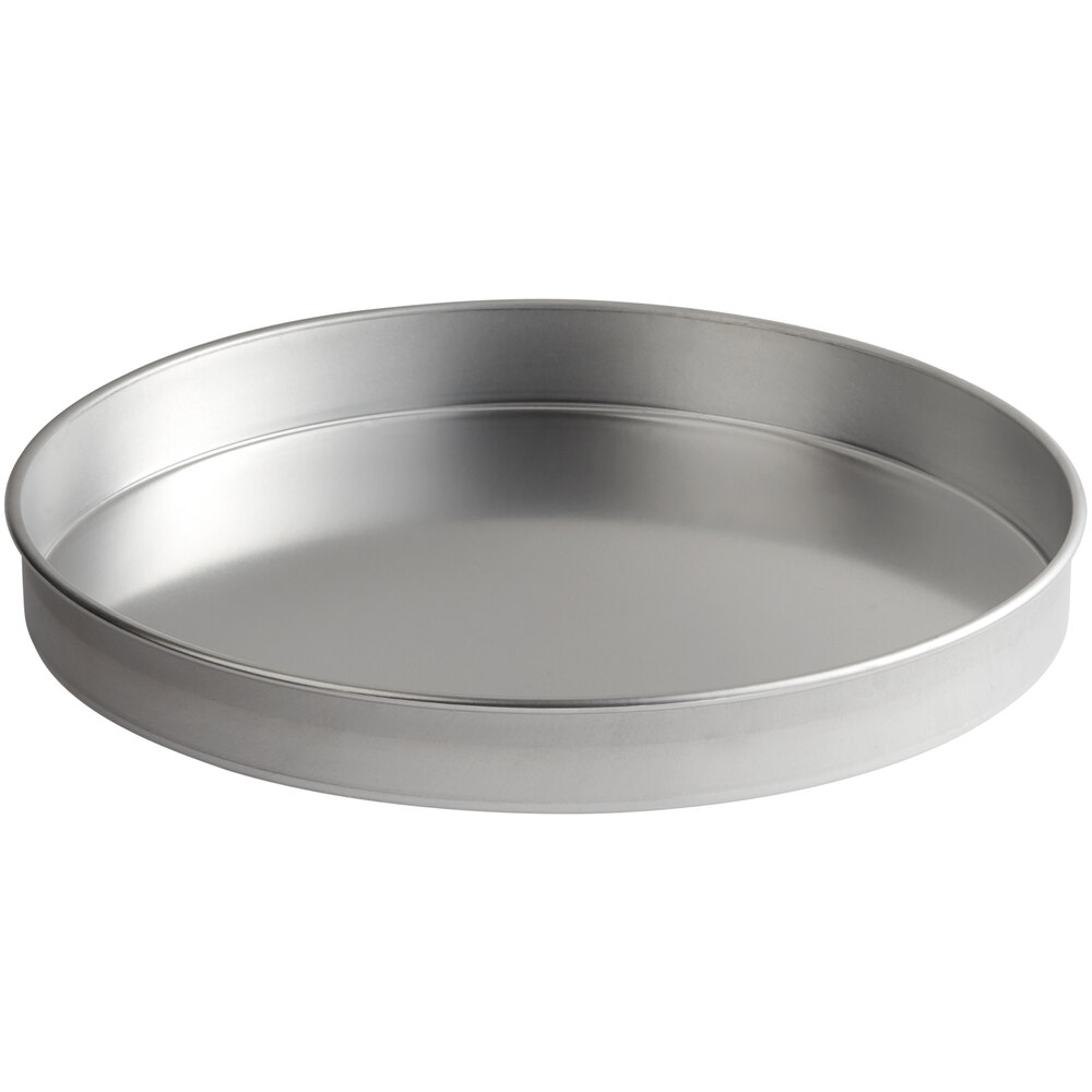 Choice 16" x 2" Round Straight-Sided Aluminum Cake Pan