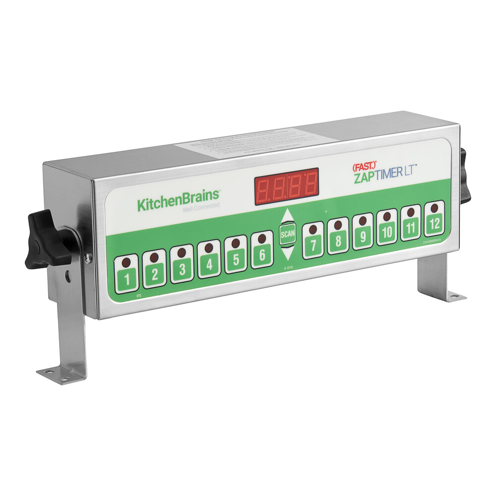 Kitchen Brains ZAP LT Digital 12-Product Timer (120V)