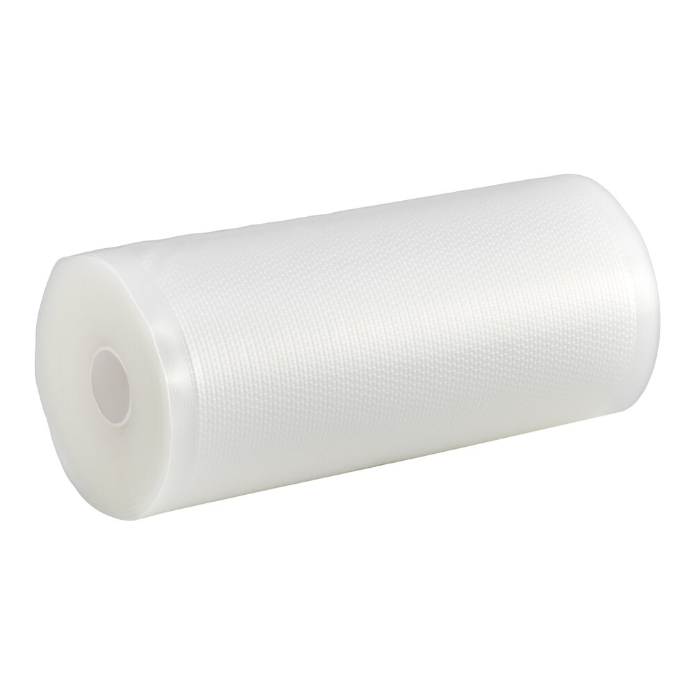 Choice 8" x 50' Roll of Full Mesh External Vacuum Packaging Bags 3 Mil