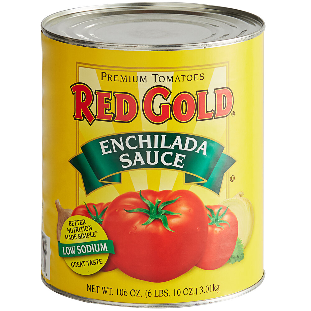 Red Gold Bulk Enchilada Sauce in #10 Cans - 6/Case