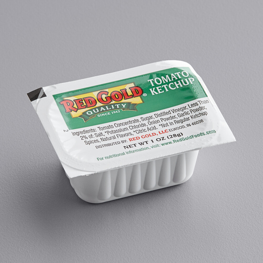 Red Gold Ketchup Cups - 250/Case