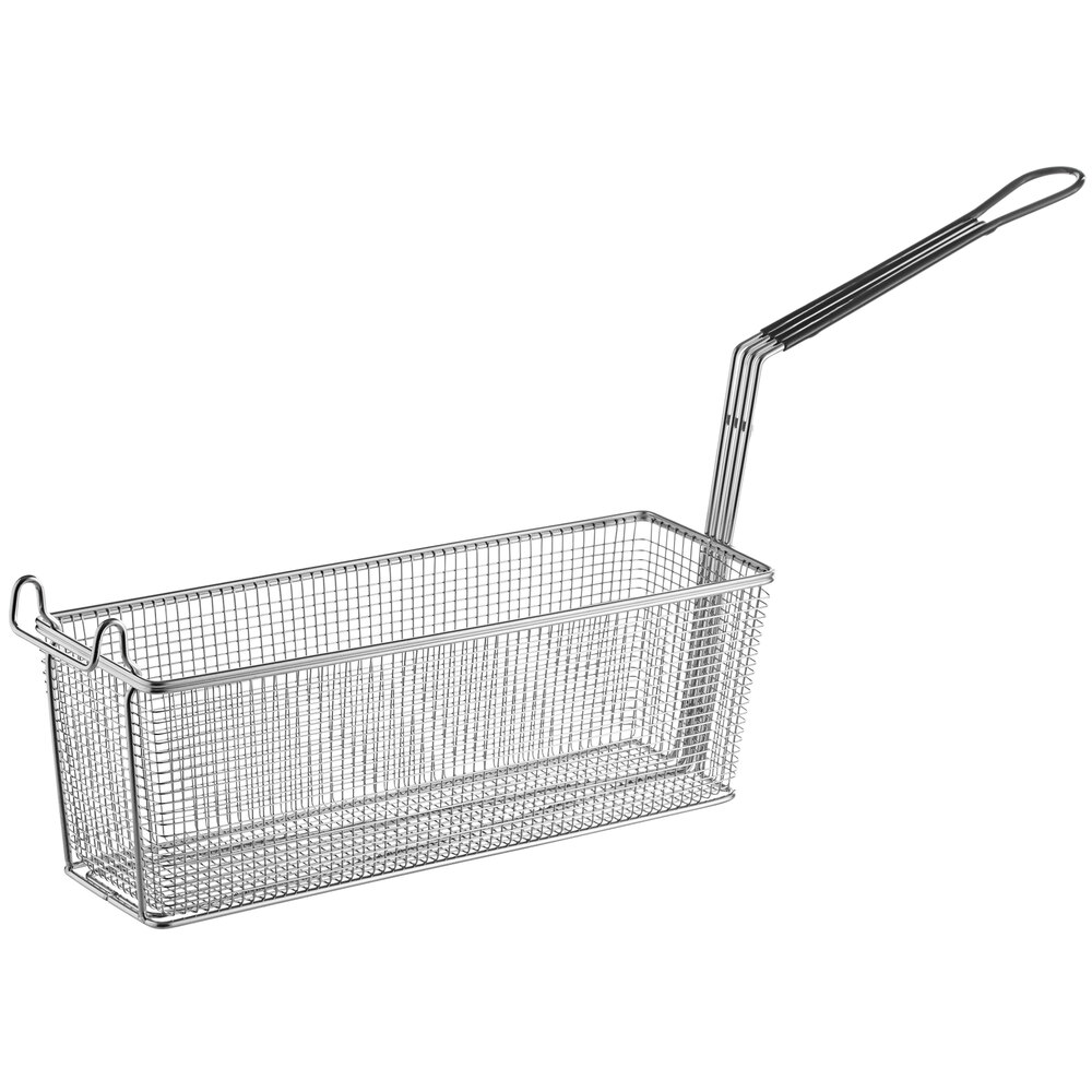 Pitco P6072185 Equivalent 17 1/8" x 5 1/2" x 6 1/8" Triple Fryer Basket ...