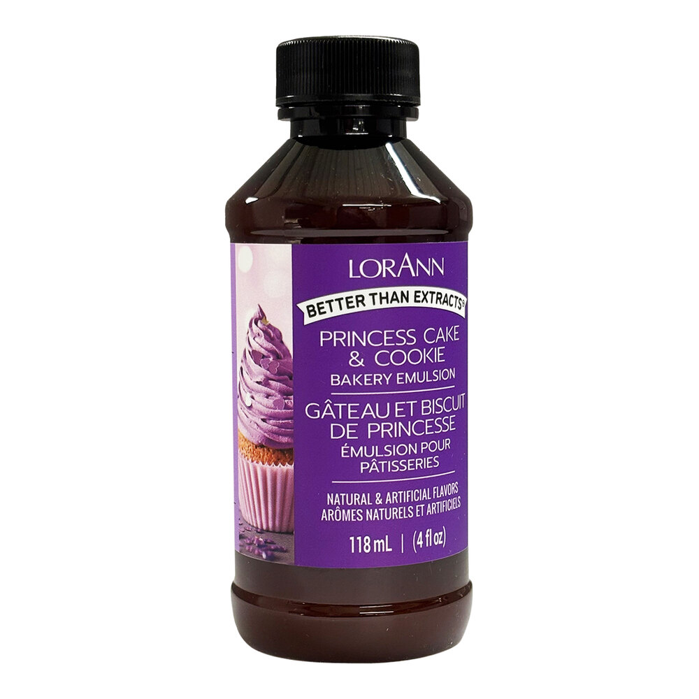 LorAnn Oils 4 fl. oz. Princess Cake and Cookie Bakery Emulsion