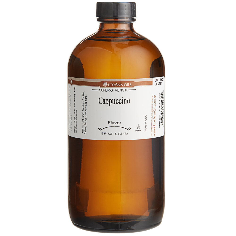 LorAnn Oils 16 fl. oz. Cappuccino Super Strength Flavor