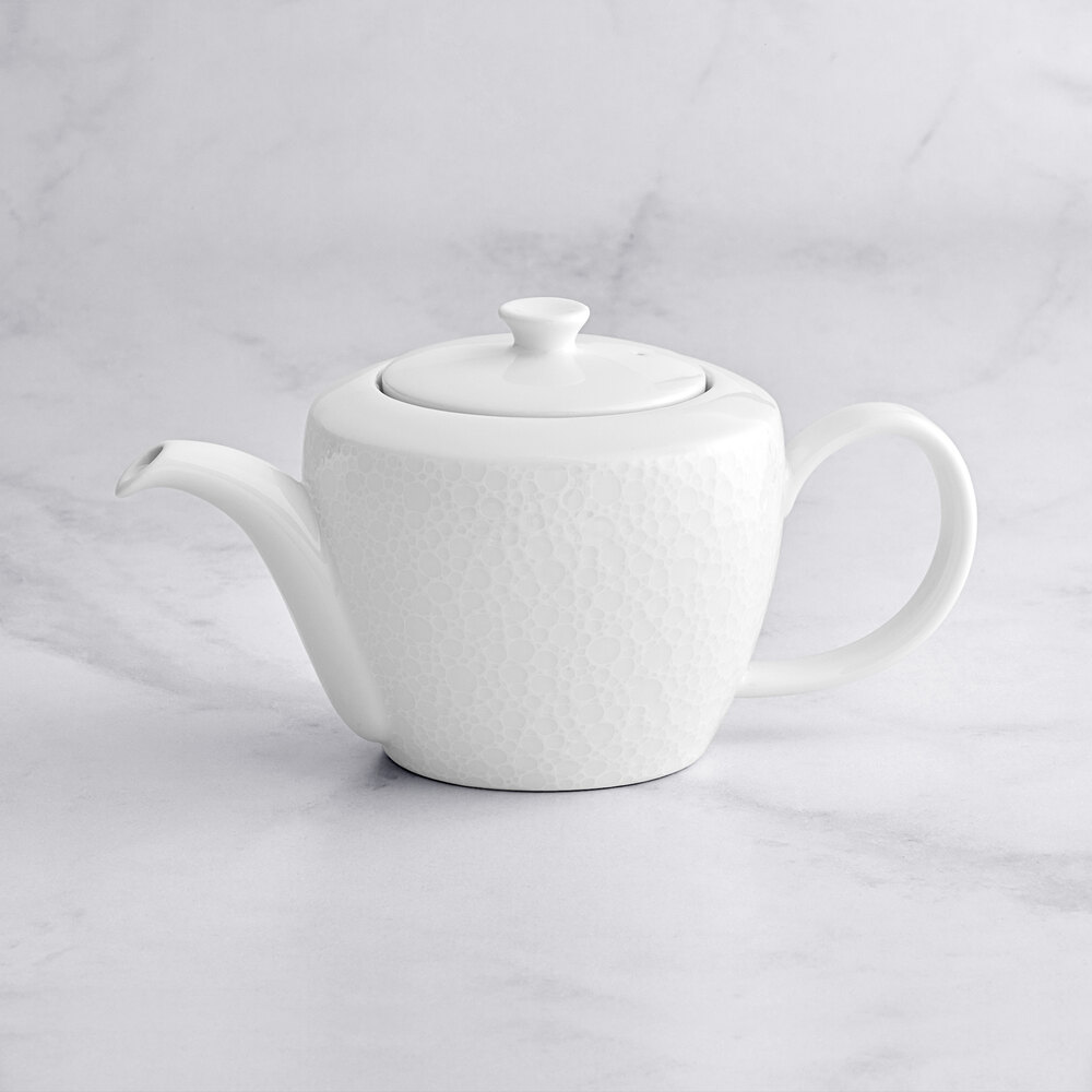 RAK Porcelain CHPCLTP40 Charm 13.55 oz. Bright White Embossed Porcelain ...