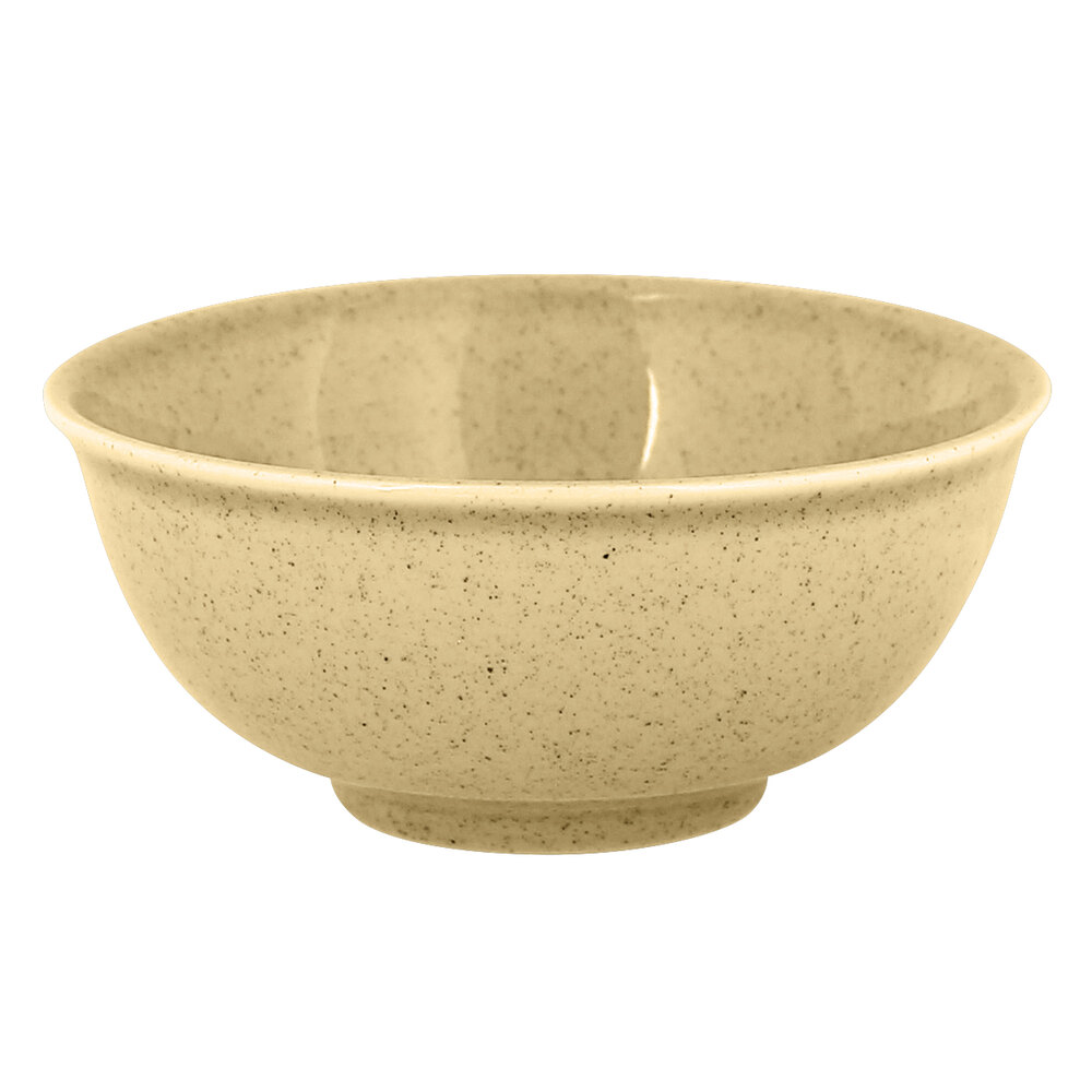 RAK Porcelain GNNNBW12CB Genesis Glossy 9.15 oz. Creme Brule Round ...