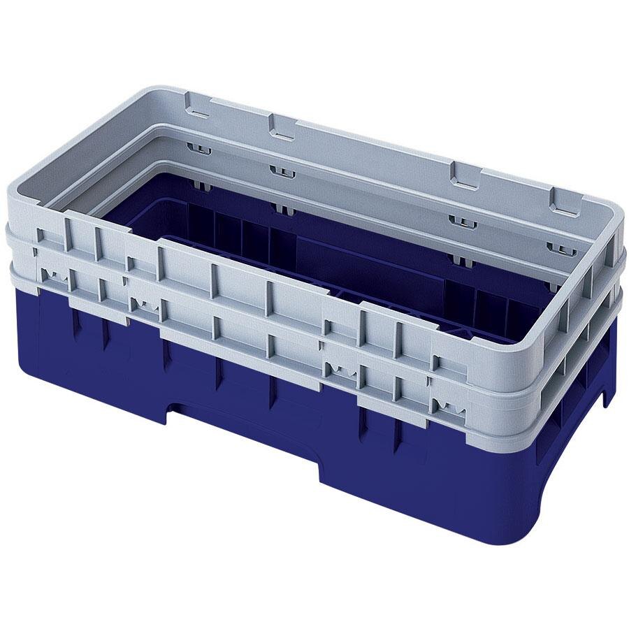Cambro HBR578186 Navy Blue Camrack Half Size Open Base Rack with 2 ...