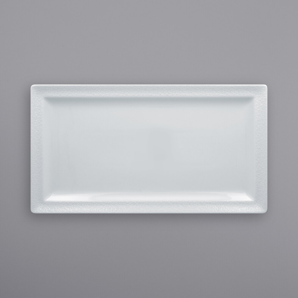 RAK Porcelain Charm 14 15/16" x 8 1/4" Bright White Embossed ...