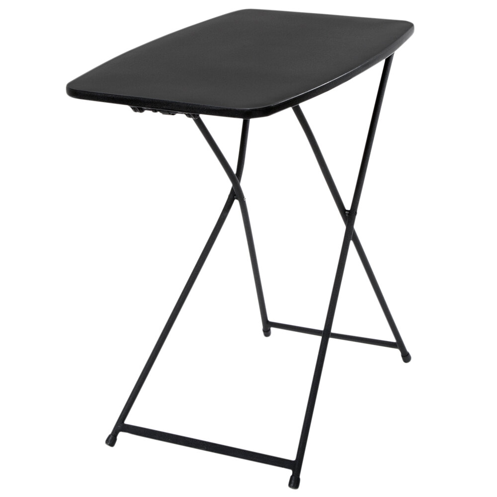 Bridgeport Essentials C129BP37BLK4 18" x 26" Black Resin Personal ...