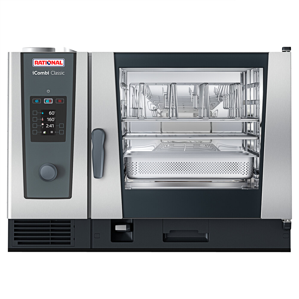 Rational iCombi Classic Single 6-Full Size Liquid Propane Combi Oven ...