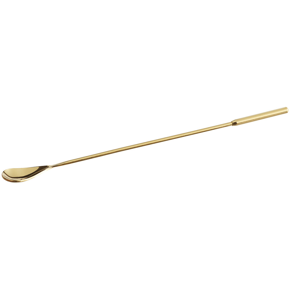 American Metalcraft BSG12 12" Gold Stainless Steel Weighted Bar Spoon