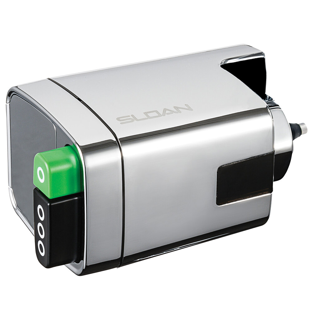 Sloan 3325501 Optima Plus Battery Powered Chrome Dual Flush Exposed ...