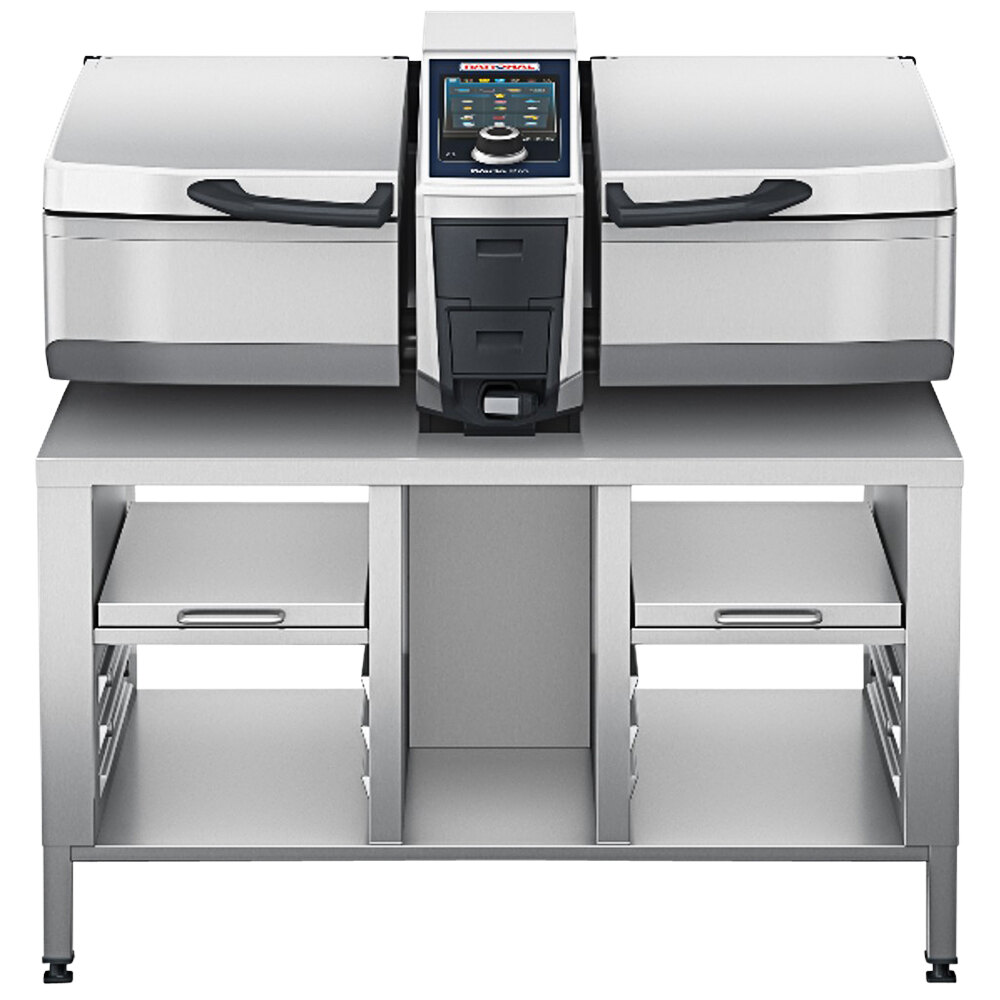 Rational iVario Pro 2-XS 9 Gallon 2 Pan Electric Tilt Skillet with ...