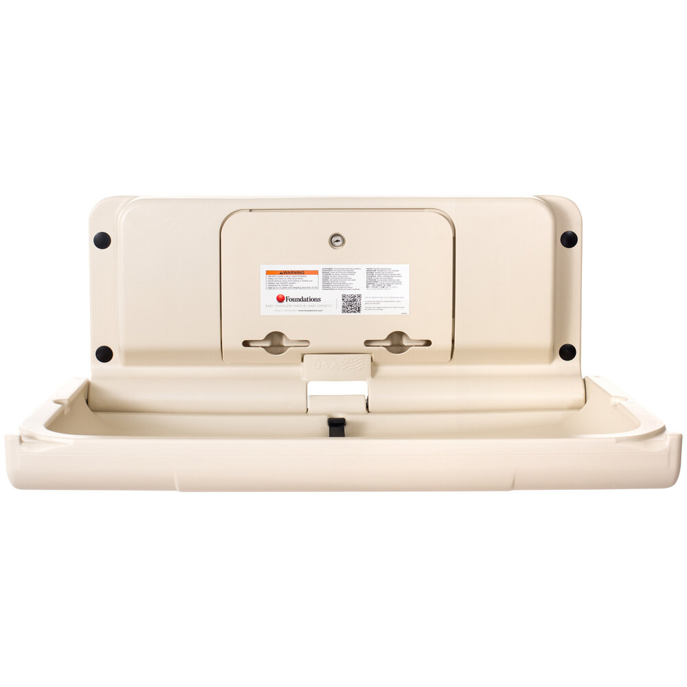 Foundations 200-EH-08 Ultra Classic Cream Horizontal Baby Changing ...