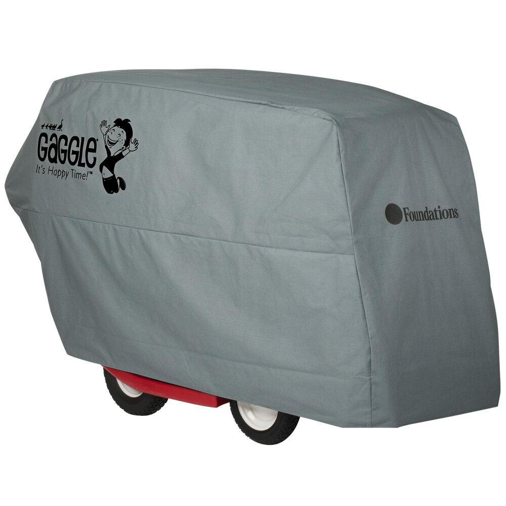 Gaggle 4145259 60" x 42" x 32" Gray All-Weather Storage Cover for ...