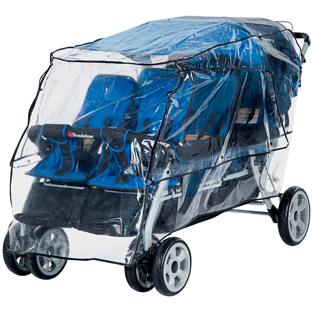 Foundations 8061196 72 1/2" x 34" x 42" Transparent Vinyl Rain Shield ...