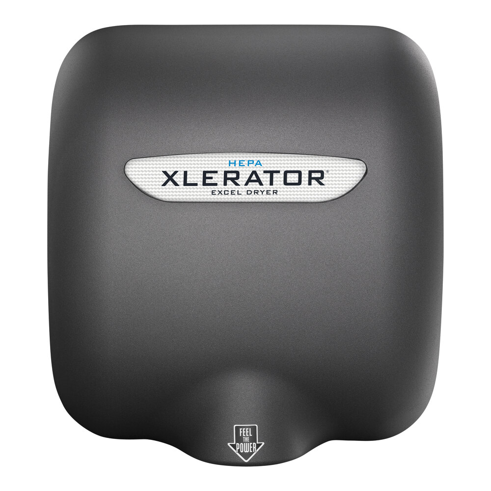 Excel XL-GR-H 110/120 XLERATOR® Graphite Textured Cover High Speed Hand ...
