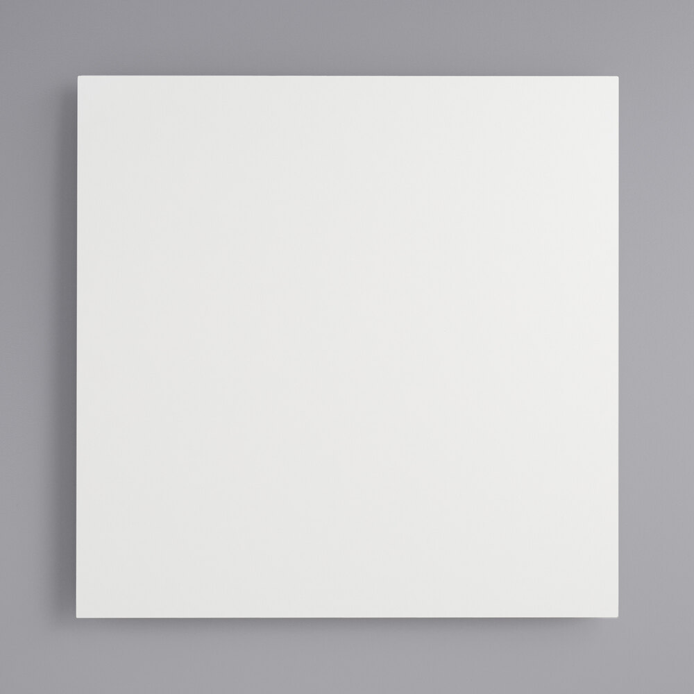 Square Melamine-Coated Wood Cake Board (White, 18" x 18")