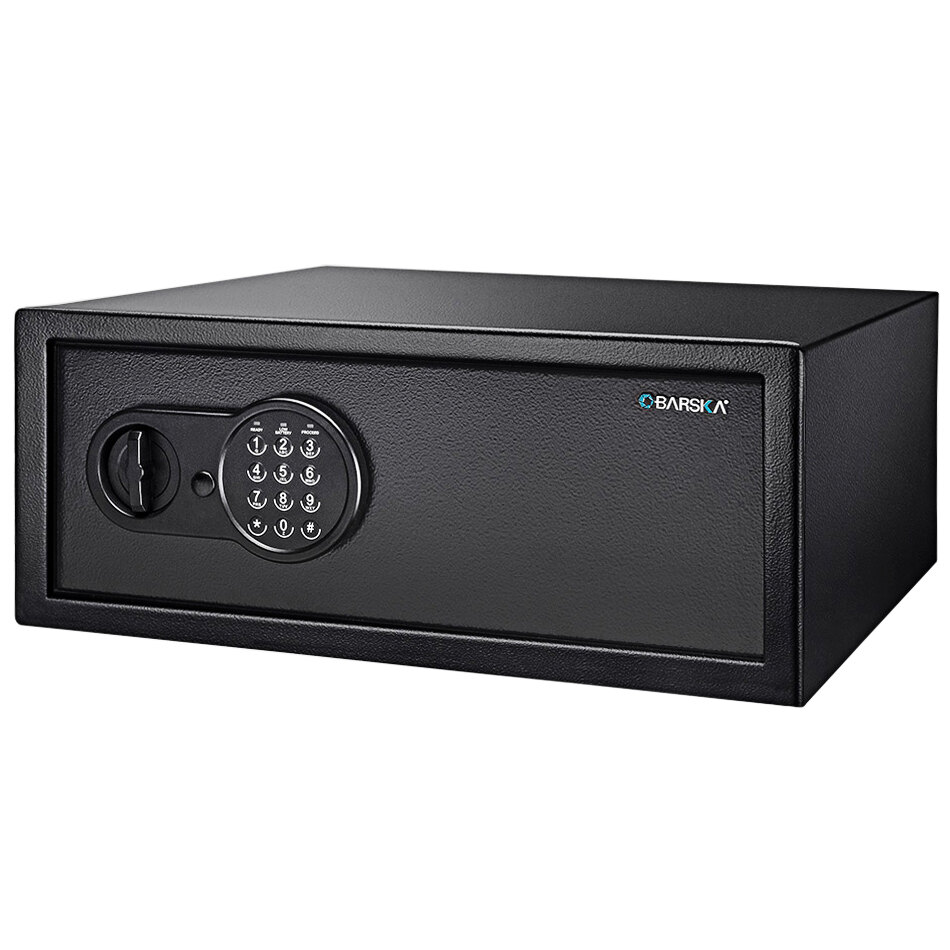 Barska AX13090 19 11/16" x 15 15/16" x 7 7/8" Black Steel Security Safe ...