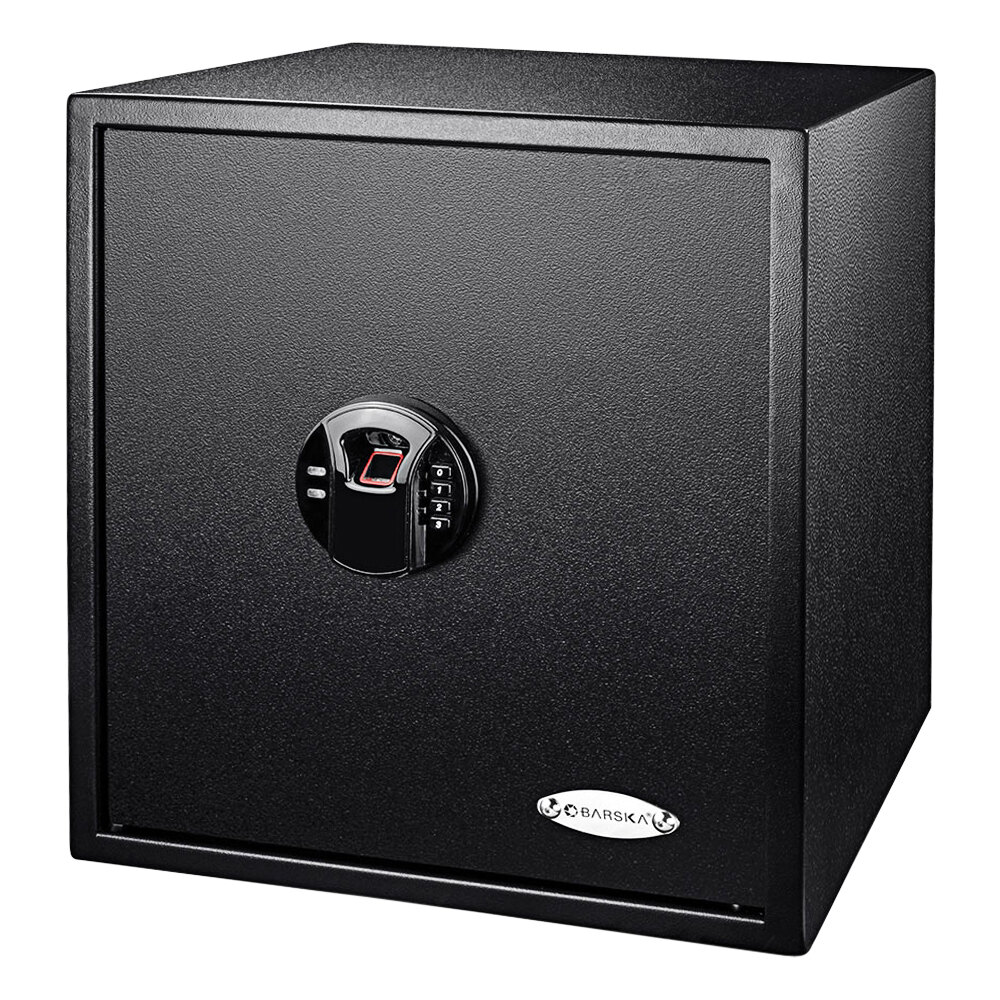 Barska AX12842 16" x 14 1/2" x 17 1/2" Large Black Steel Surface-Mount ...