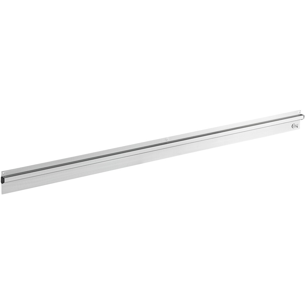 Choice 60" x 3 1/2" Aluminum Wall-Mounted Ticket Holder