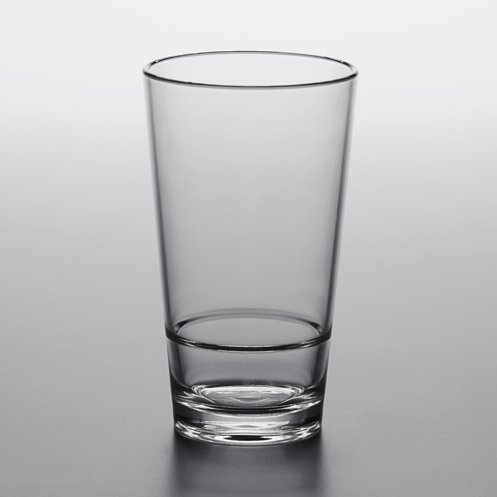 Choice 14 oz. SAN Stackable Plastic Highball Glass