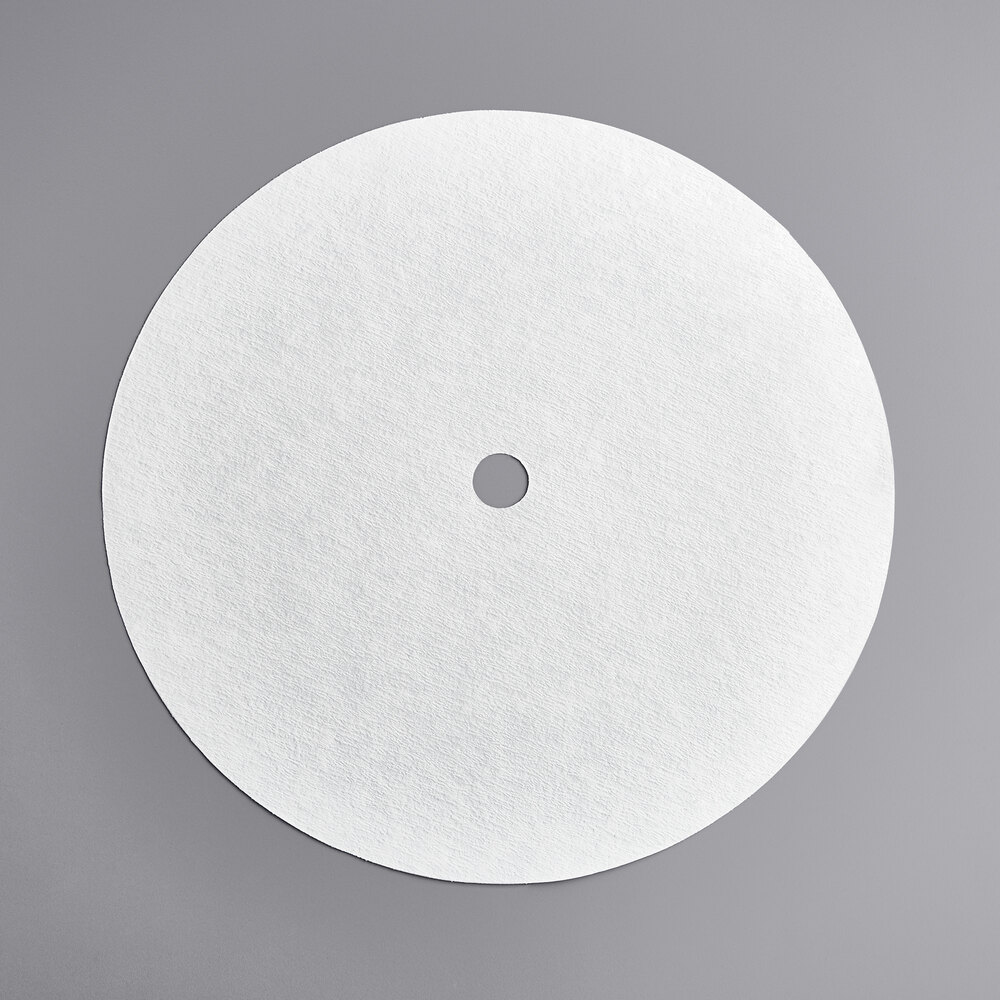 FMP 133-2051 (D2350D4) 23 1/2" Disc-Type Paper Filter with Center Hole ...