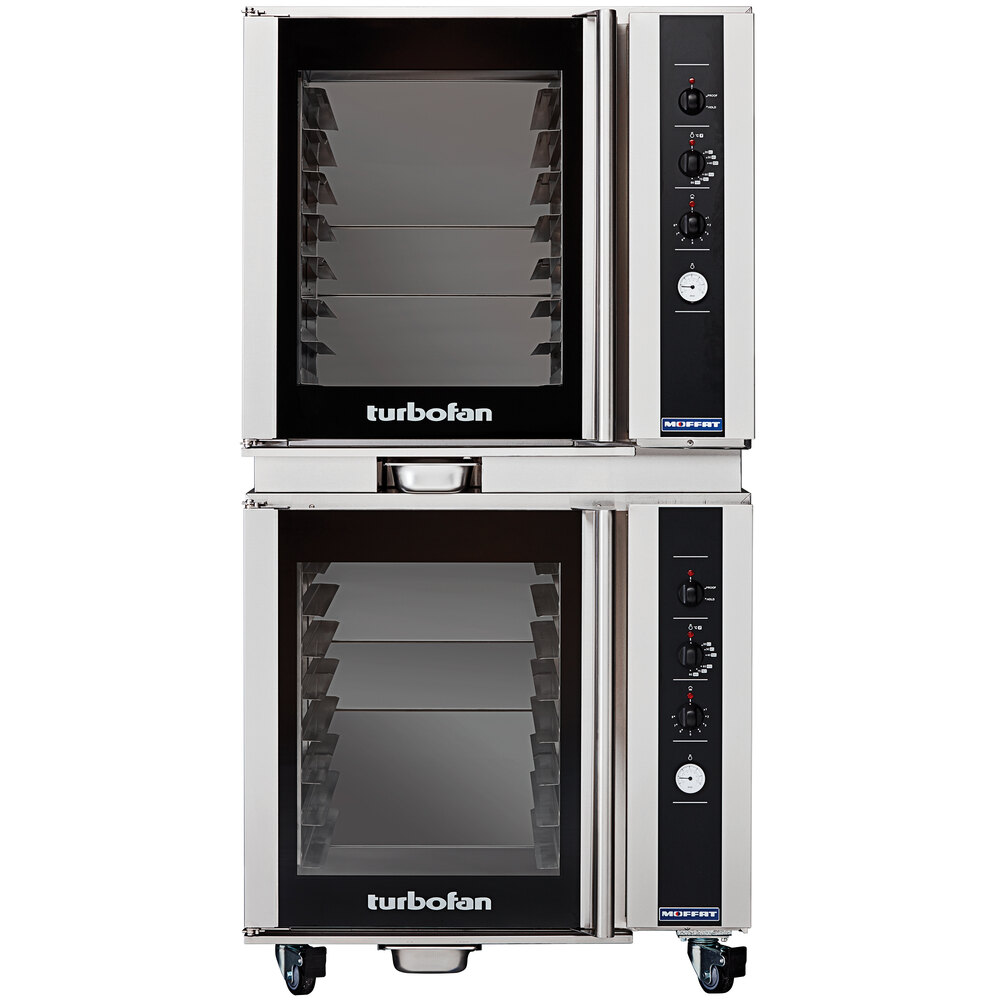 Moffat USP85M8/2 Turbofan Double Deck Full Size 8 Tray Electric Holding ...