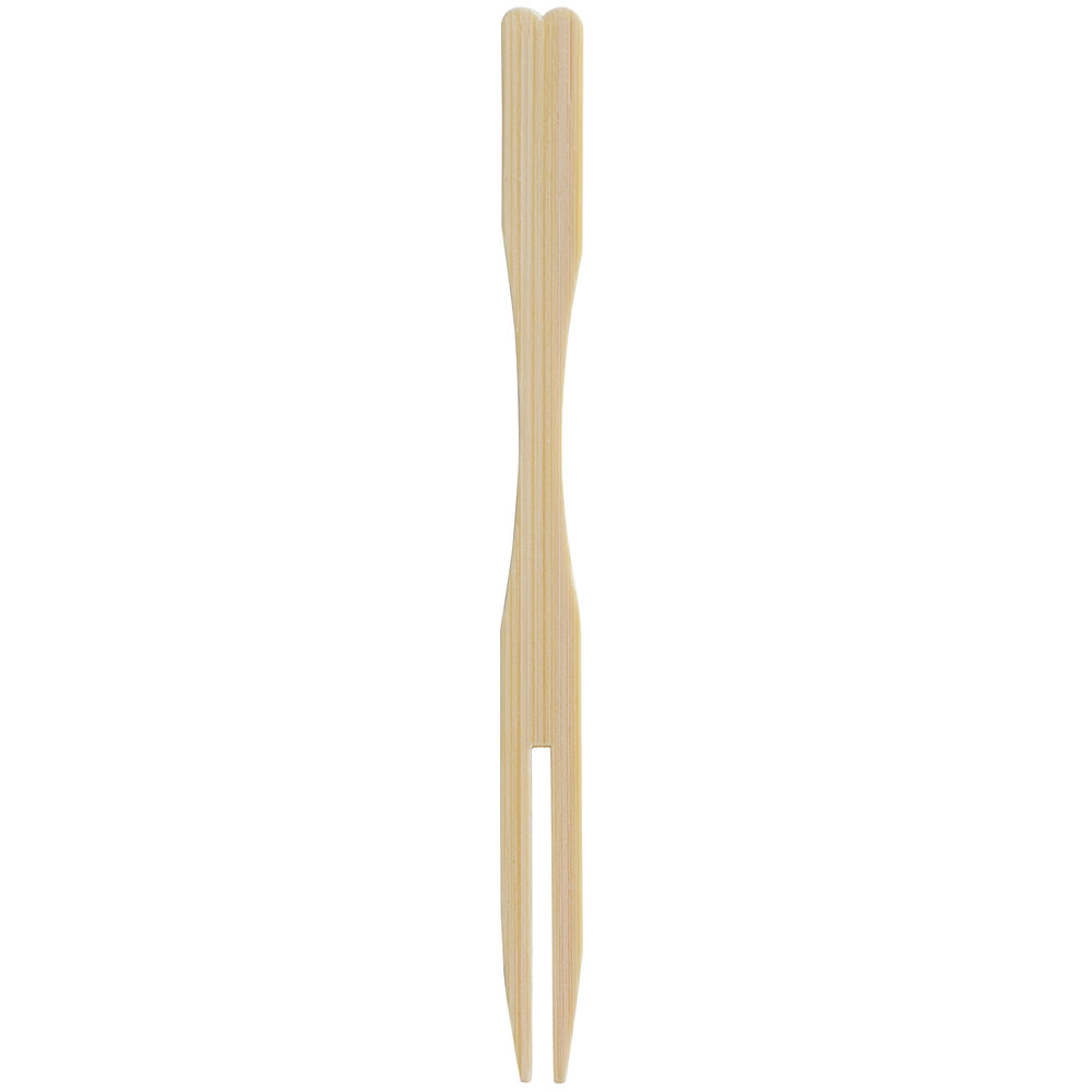 Bulk Choice Bamboo Fruit Pick / Fork - 1000/Case